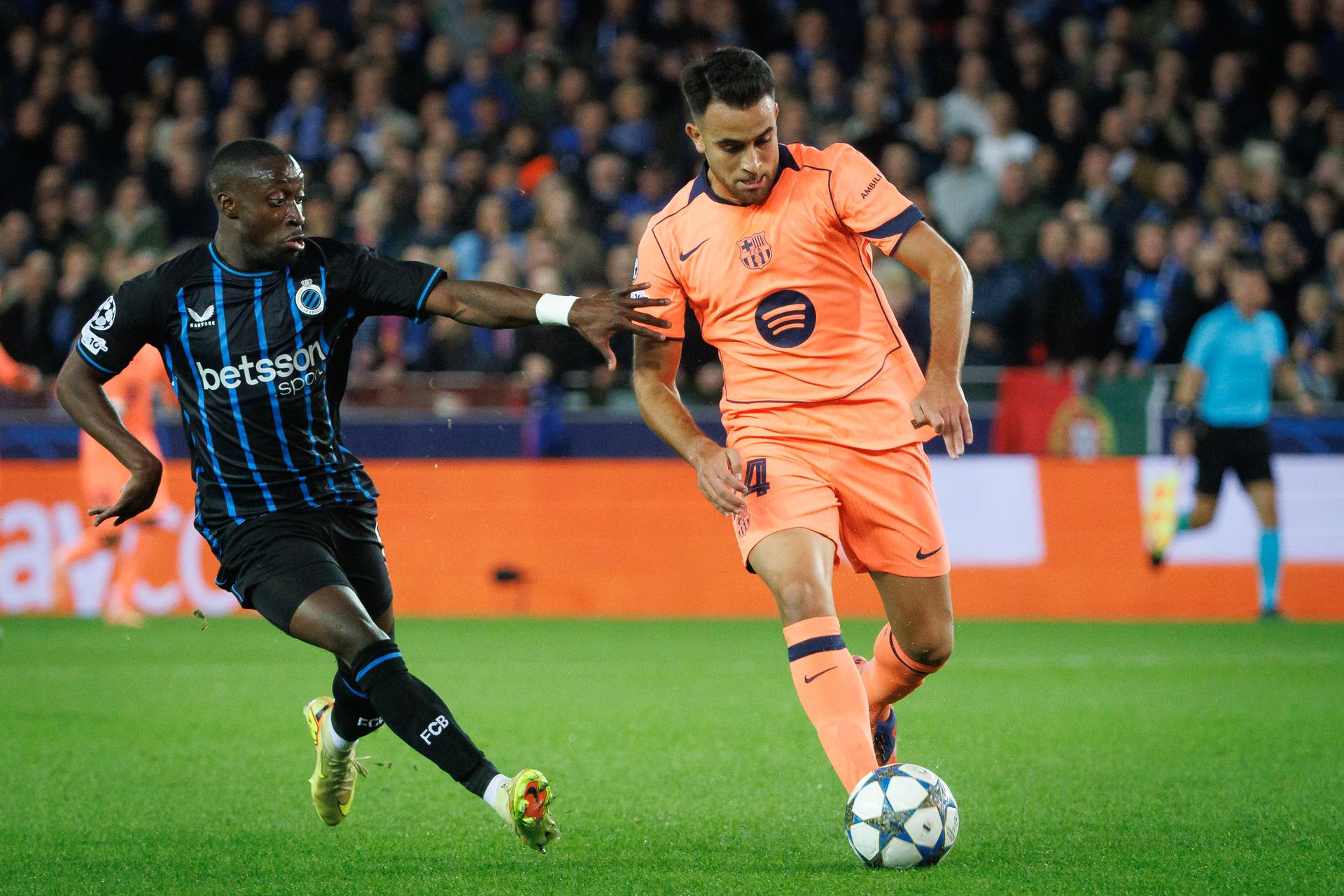 Ligue des Champions - Eric Garcia s'est fracturé le nez contre le Club ...